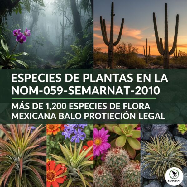 Nom-059: Protección de Especies en Riesgo en México - Plantas EJJG